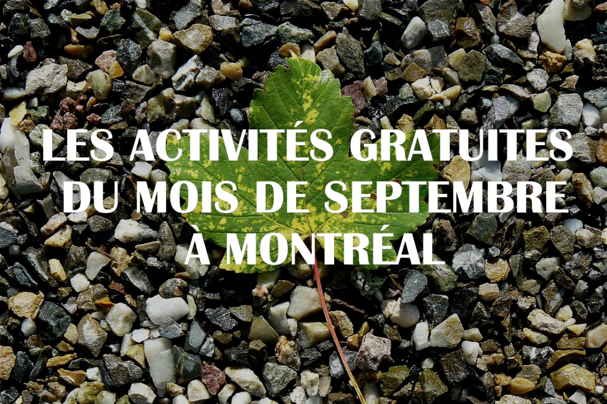 Les activités gratuites à faire en septembre à Montréal