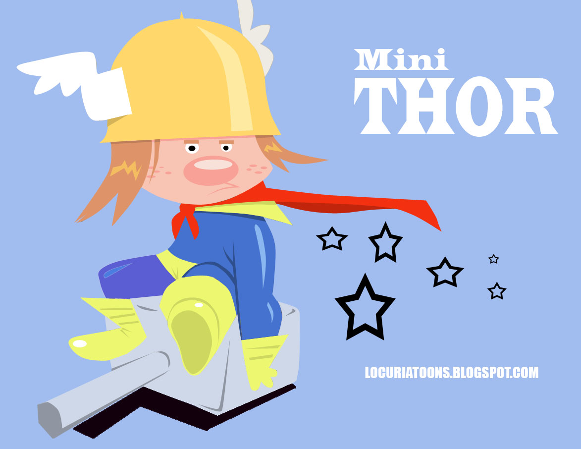 Coso de Ilustradores: mini thor