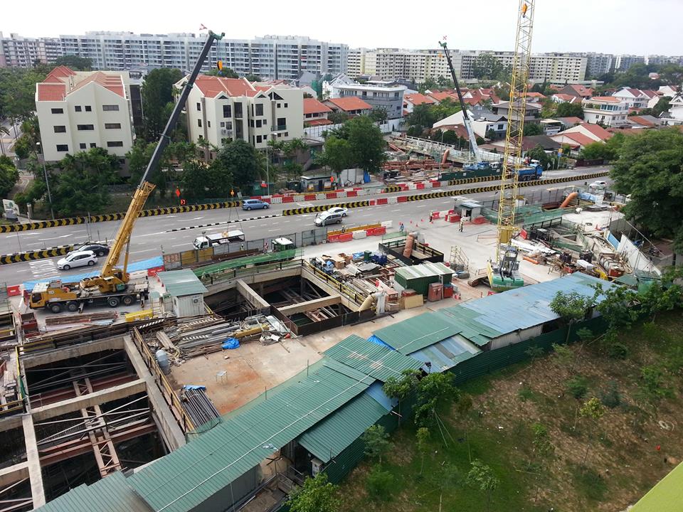 Downtown Line Construction: Downtown Line 3 May/Jun 2016 Update: Part 2