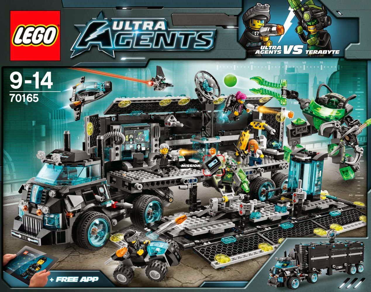 LEGO gosSIP: 230414 LEGO 70165 Ultra Agents Mission HQ box art and picture