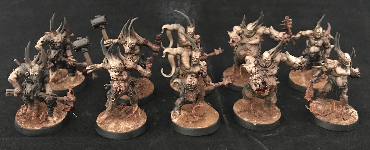 40k Hobby Blog: First Strike Death Guard & Pox Walkers Completed