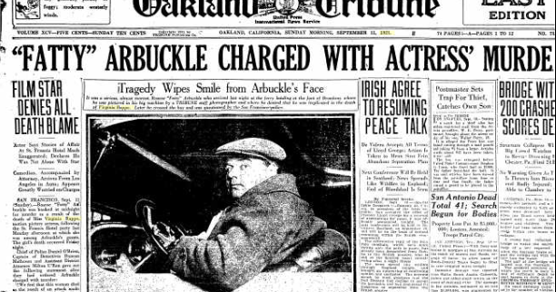 ART and ARCHITECTURE, mainly: Fatty Arbuckle's three murder trials ...