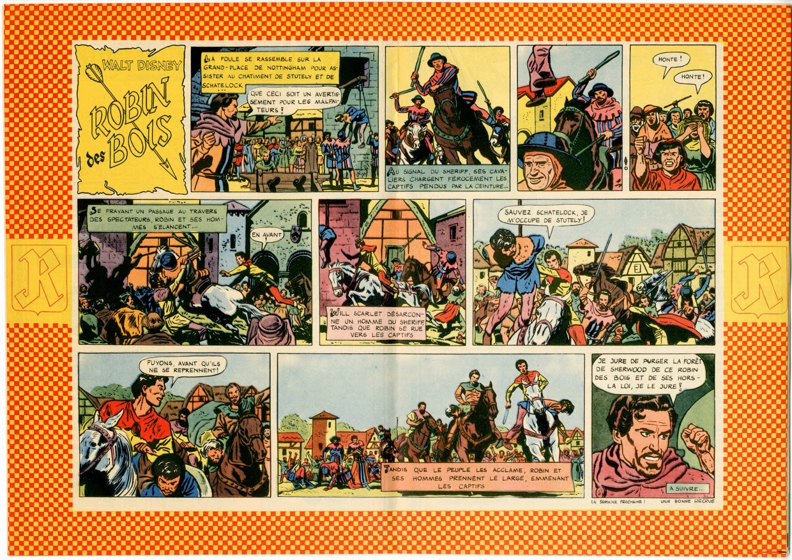 Walt Disney's Story Of Robin Hood: Disney's Robin Hood Comic Strip 4.