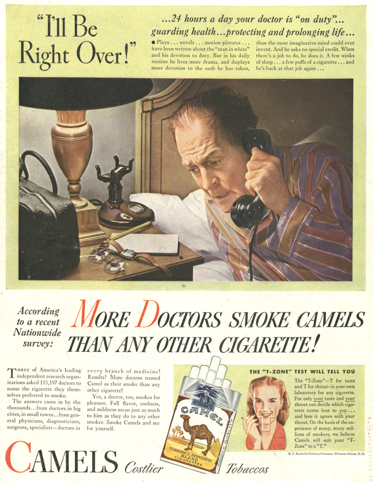 30 Outrageous Vintage Cigarette Ads Claimed That “More Doctors Smoke ...