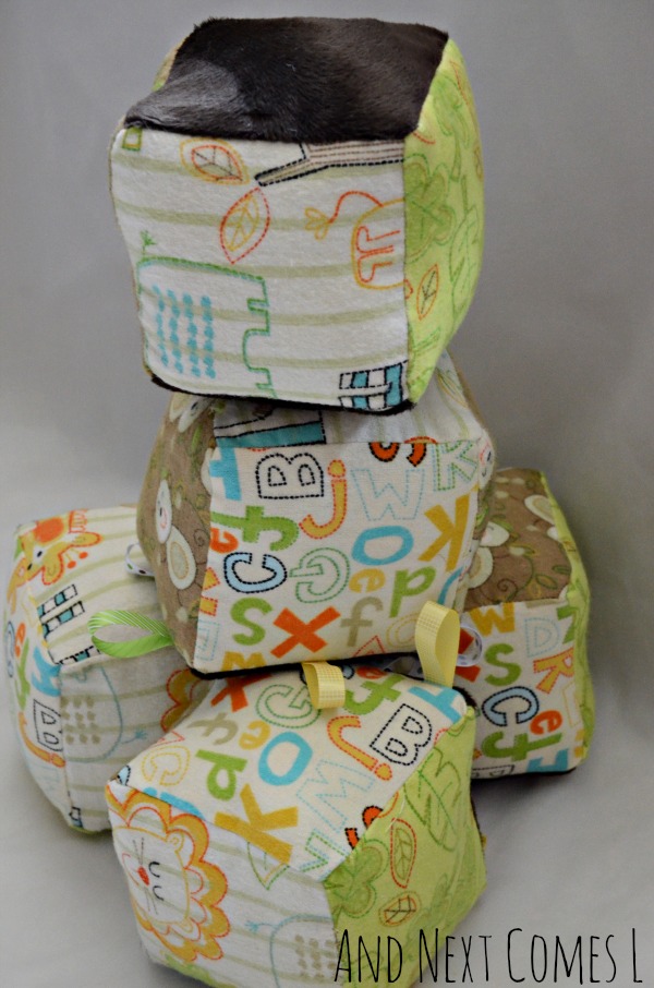 Homemade Personalized Fabric Blocks for Baby | And Next Comes L ...