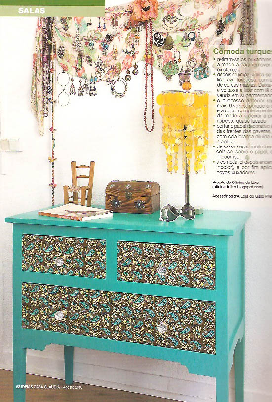 Blog de Decorar: Cômoda Restaurada, Reformada, Renovada e com Nova Função