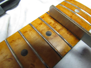 Fret Level and Crown DIY Crawls Backward (When Alarmed)