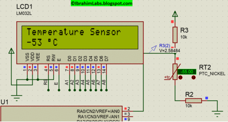 Figure 2. Proteus circuit simulation.