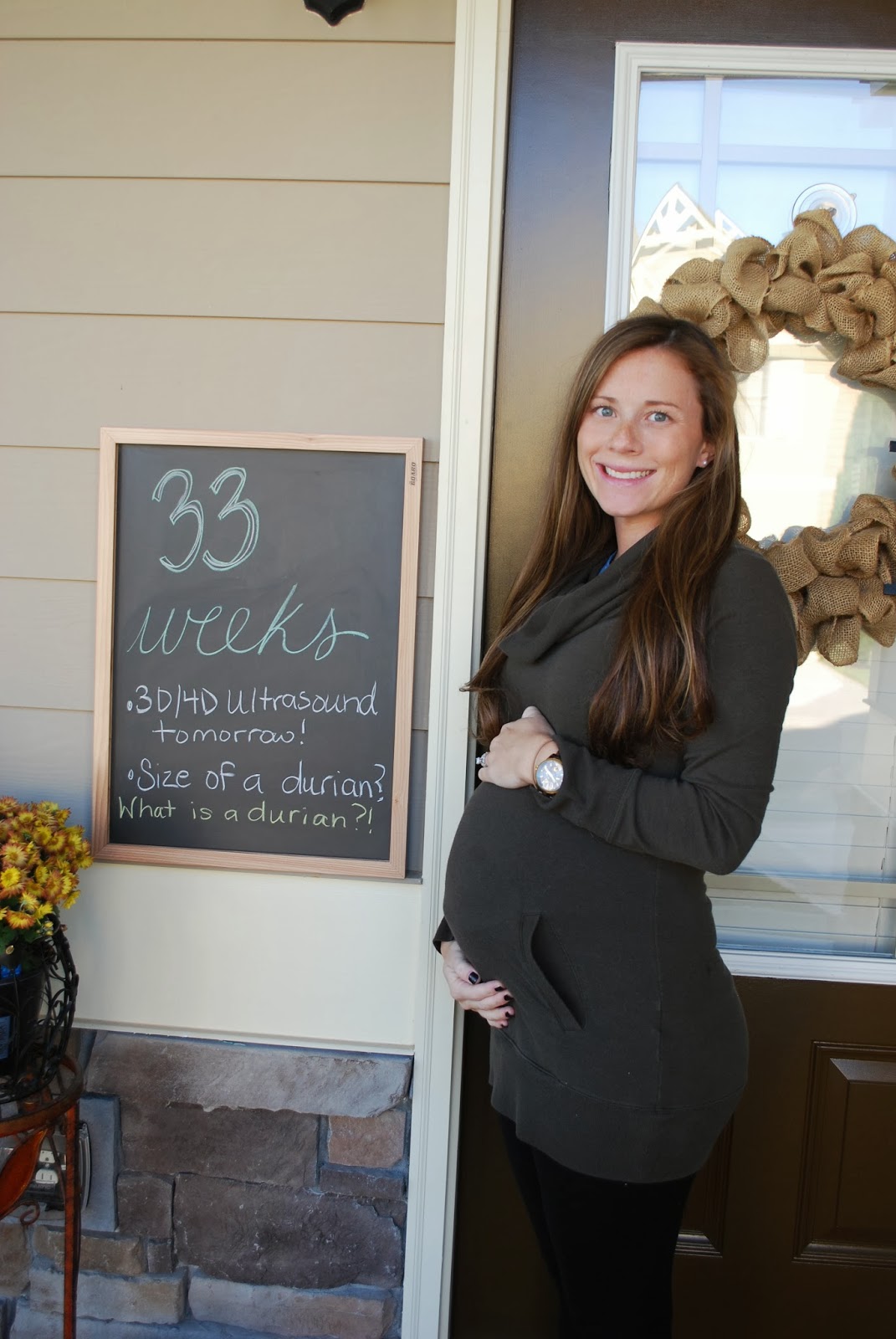 33 Week Bump Update - Caitlin Houston