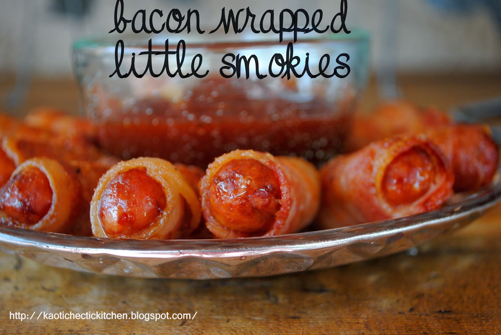 fun food friday!!! bacon wrapped little smokies