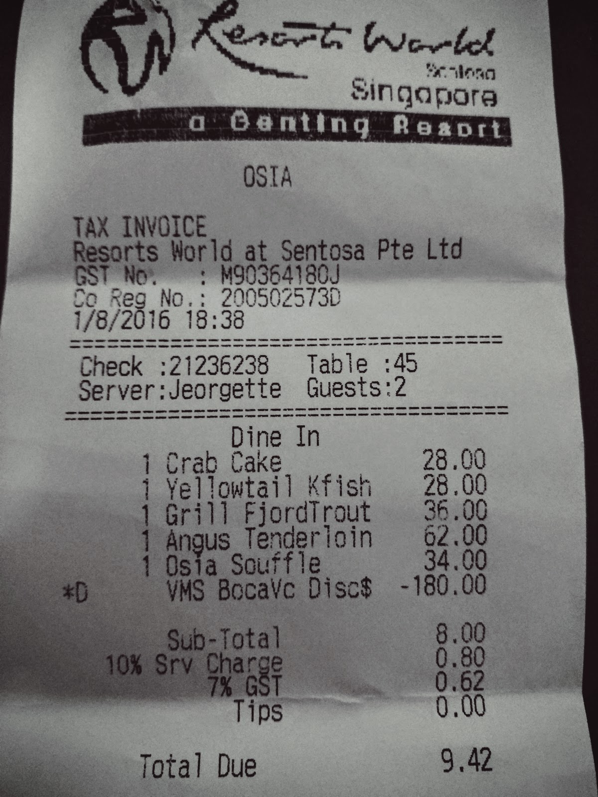 Food review: Osia Steak & Seafood Grill at Resort World Sentosa (RWS ...