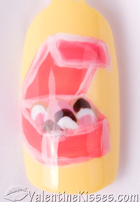 Valentine Kisses: Police inspired nail art (7 designs)