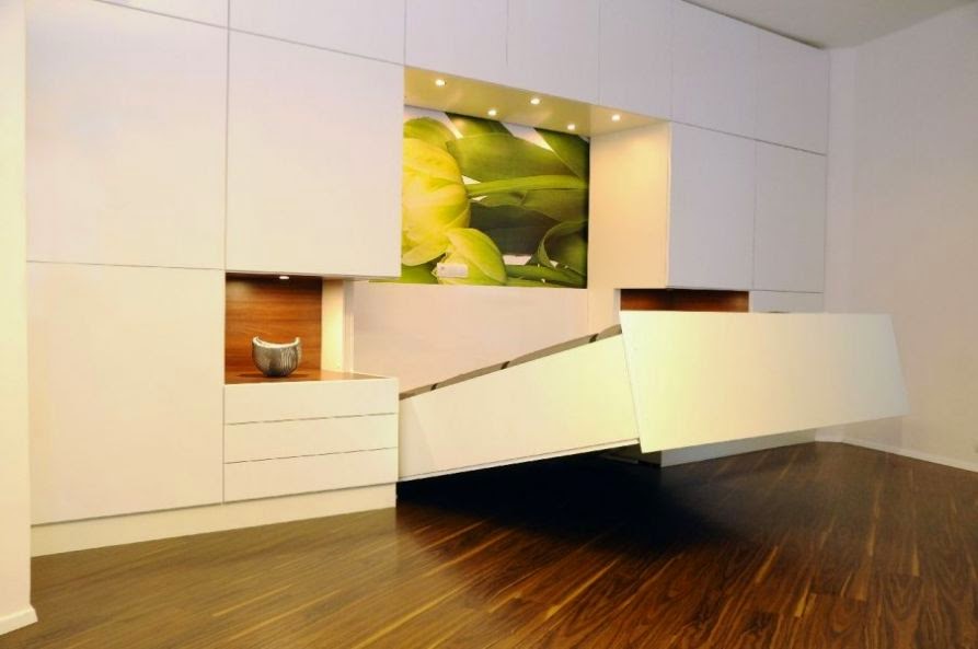 Multifunkčný nábytok, ktorý šetrí priestor. Sklopné postele. | Štýly ...