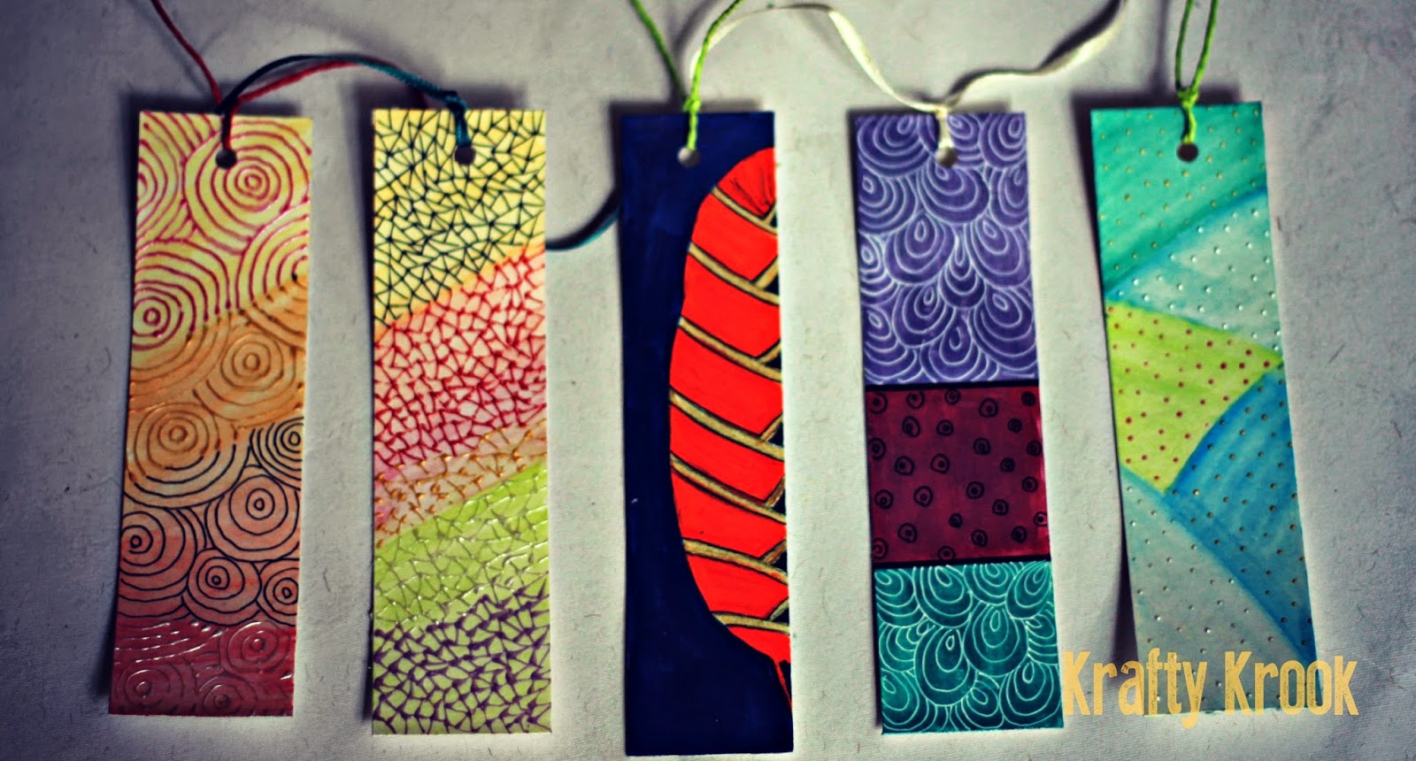 Krafty Krook: Bookworms for Bookworms; Handmade Bookmarks & Clips