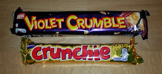 One Treat At A Time: Head To Head - Crunchie V Violet Crumble