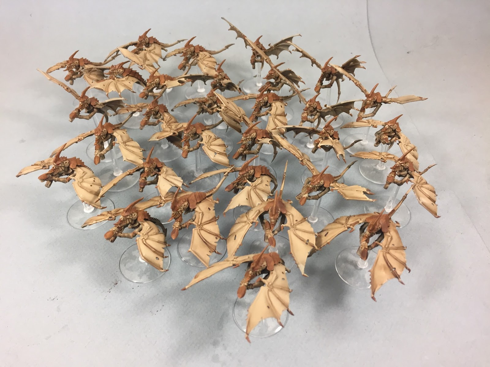 Itty Bitty Soldiers: 40k: Tyranid Gargoyles