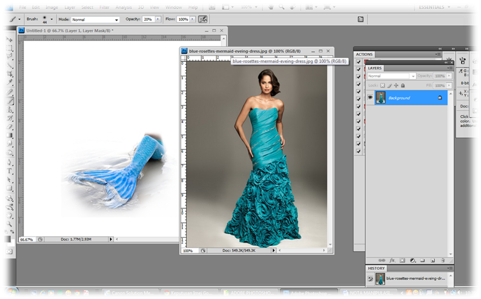 SeniVisual Digital: Effects SUPERIMPOSE menggunakan Adobe Photoshop