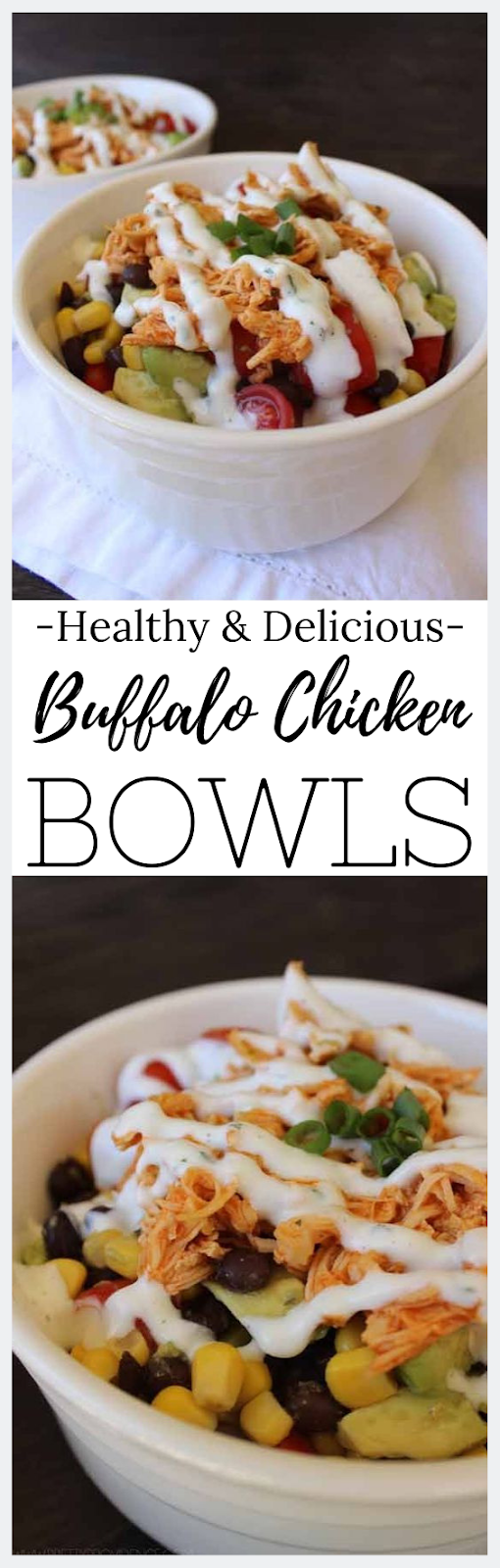 HEALTHY BUFFALO CHICKEN BOWLS - YummyRecipes