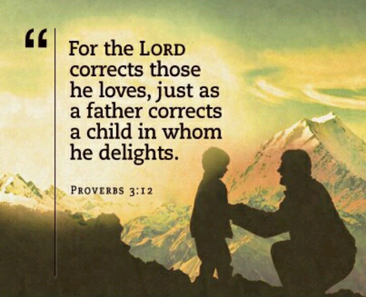 Grace of Jesus Ministry: For the lord corrects those he loves ...