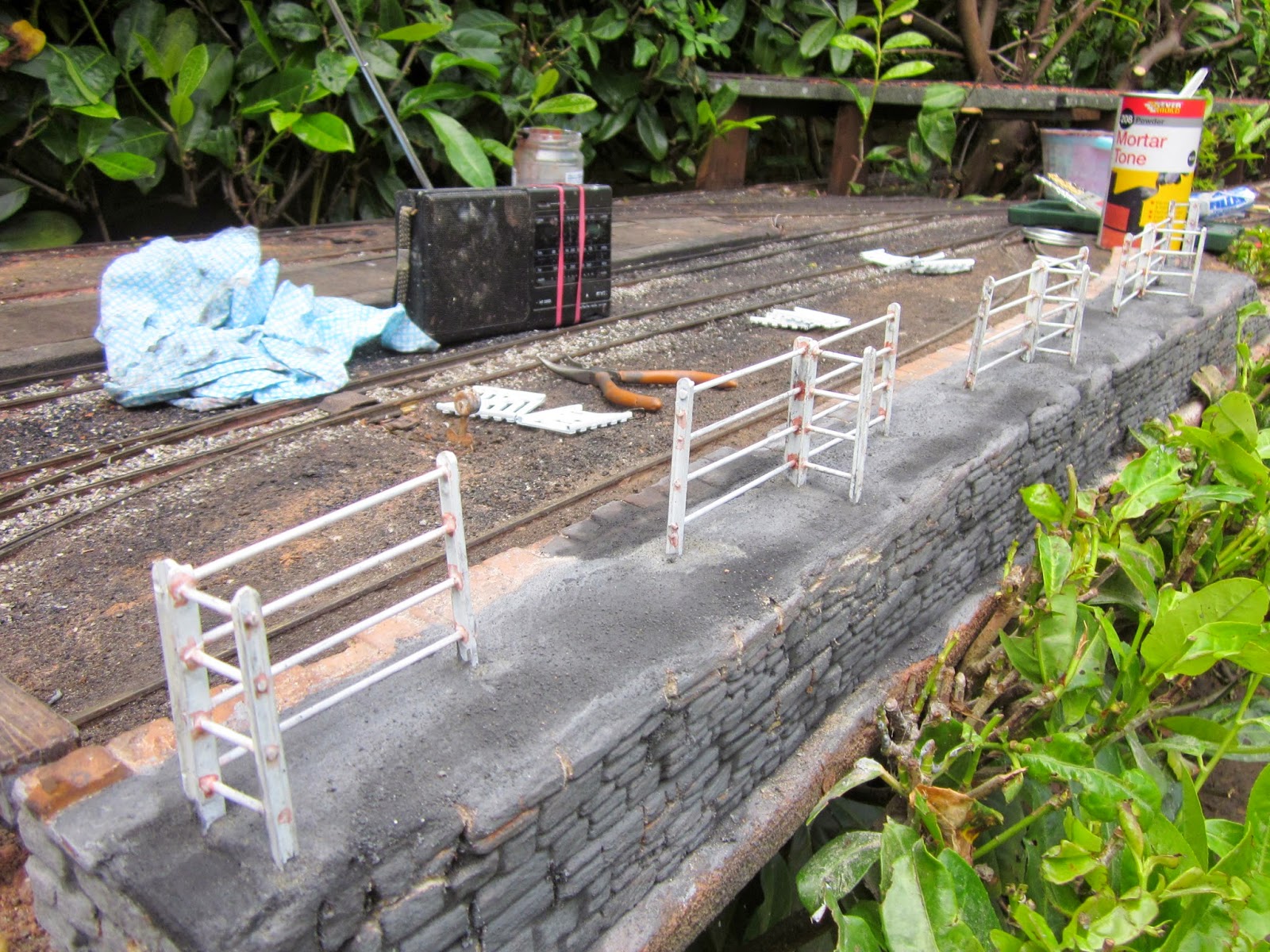 Peckforton Light Railway: How I made a cattle dock with Jigstones mouldings