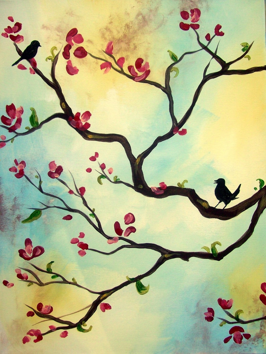 Auction: Modern Tree Bird Art Print (8x10) | Heart Strings
