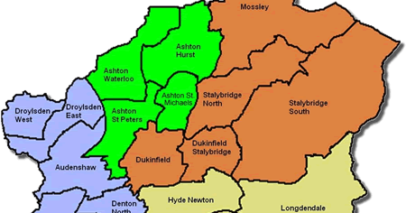 Carl Simmons - Independent: Map of Tameside