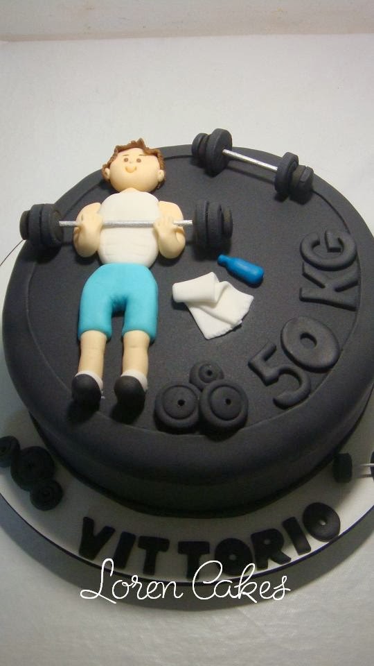 Loren Cakes: Bolo Musculação