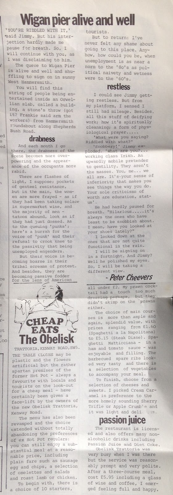 Peter Cheevers Acting CV : Peter Cheevers acting CV