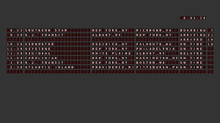 Global Wahrman: Simulation of Classic Solari / Split Flap Sign Technology
