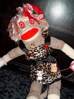 SPANKY LUVS VINTAGE: Pussy Willow Katz Sock Monkey
