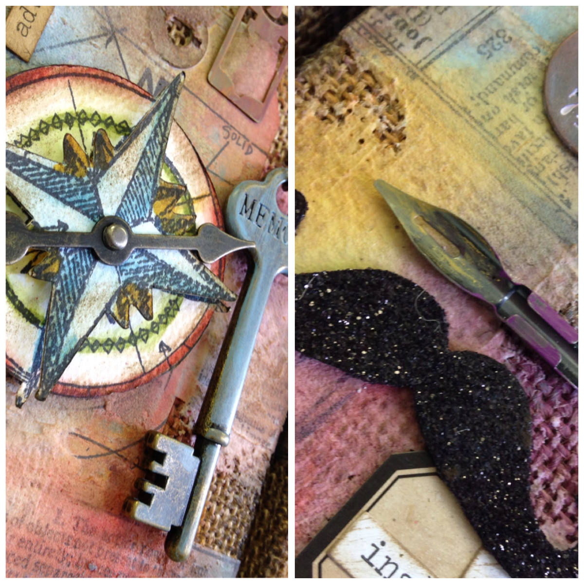 Scrapdoodles: Canvas Class featuring Ranger and Tim Holtz Idea-ology!