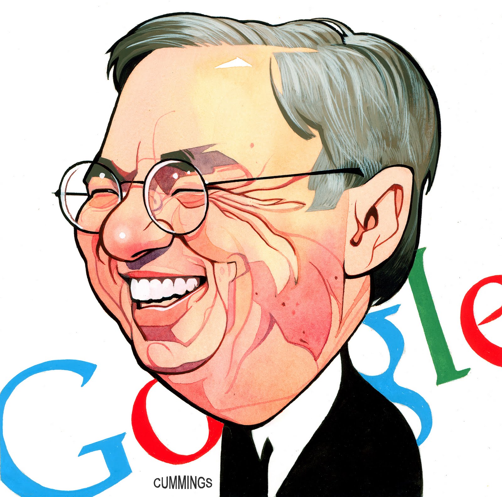 Joe Cummings Illustration: Mr. Google