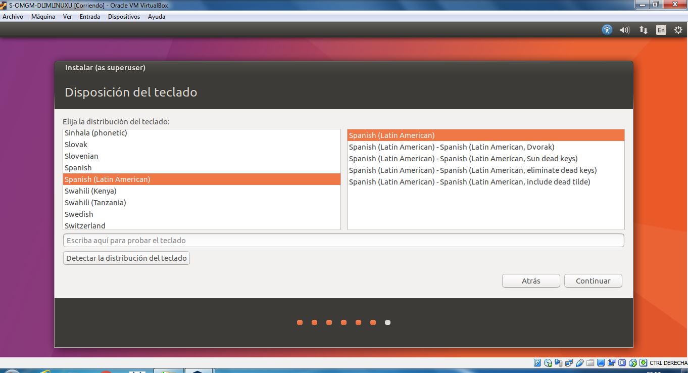SISTEMAS OPERATIVOS: INSTALACION DE LINUX-UBUNTU