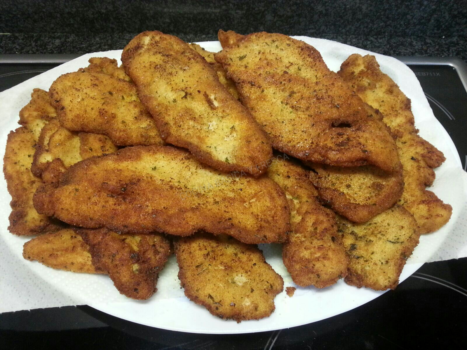 Cocina Basica y Fresca: POLLO EMPANADO PASO A PASO CBF@