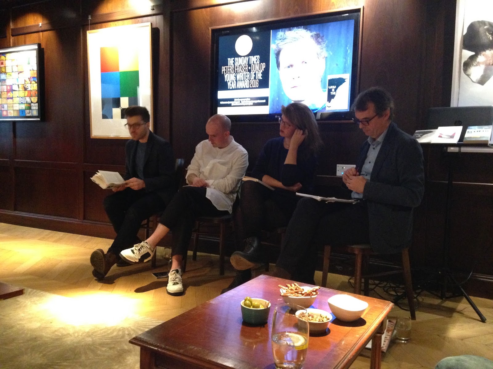 Elizabeth Baines: A literary weekend: a meeting with prize shortlistees ...