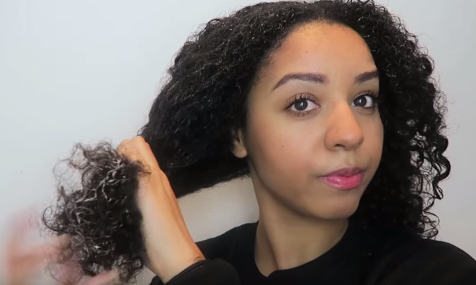 Sleek Middle Parting Bun Tutorial | UK Curly Girl