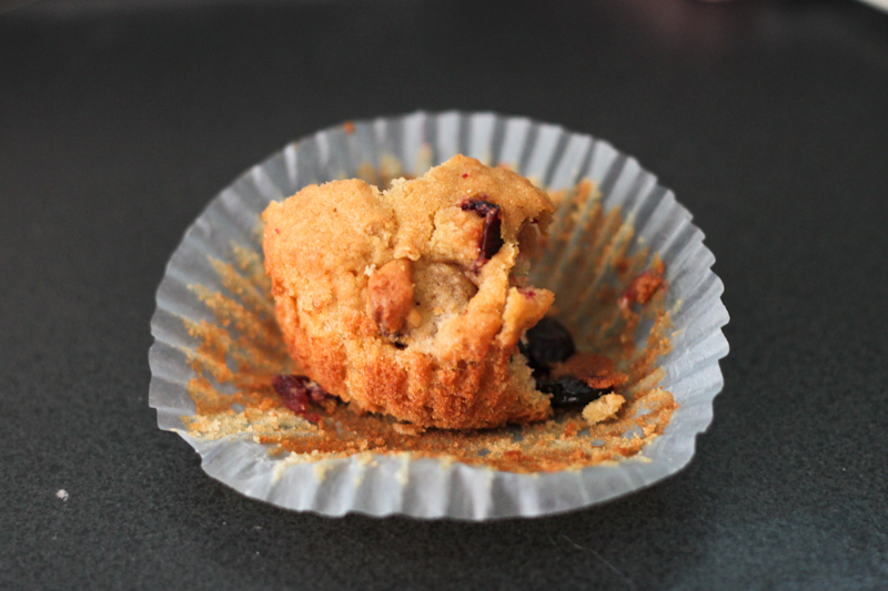 Muffin mania- cranberry oatmeal muffin