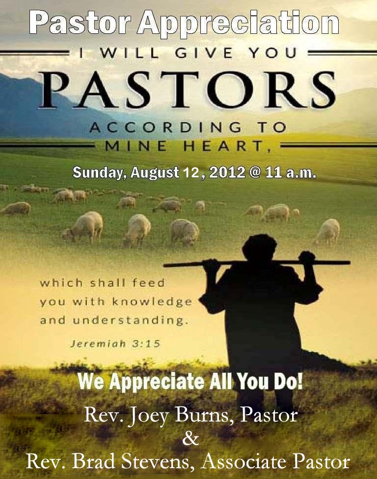 COGWC Men's Ministry: Pastor Appreciation