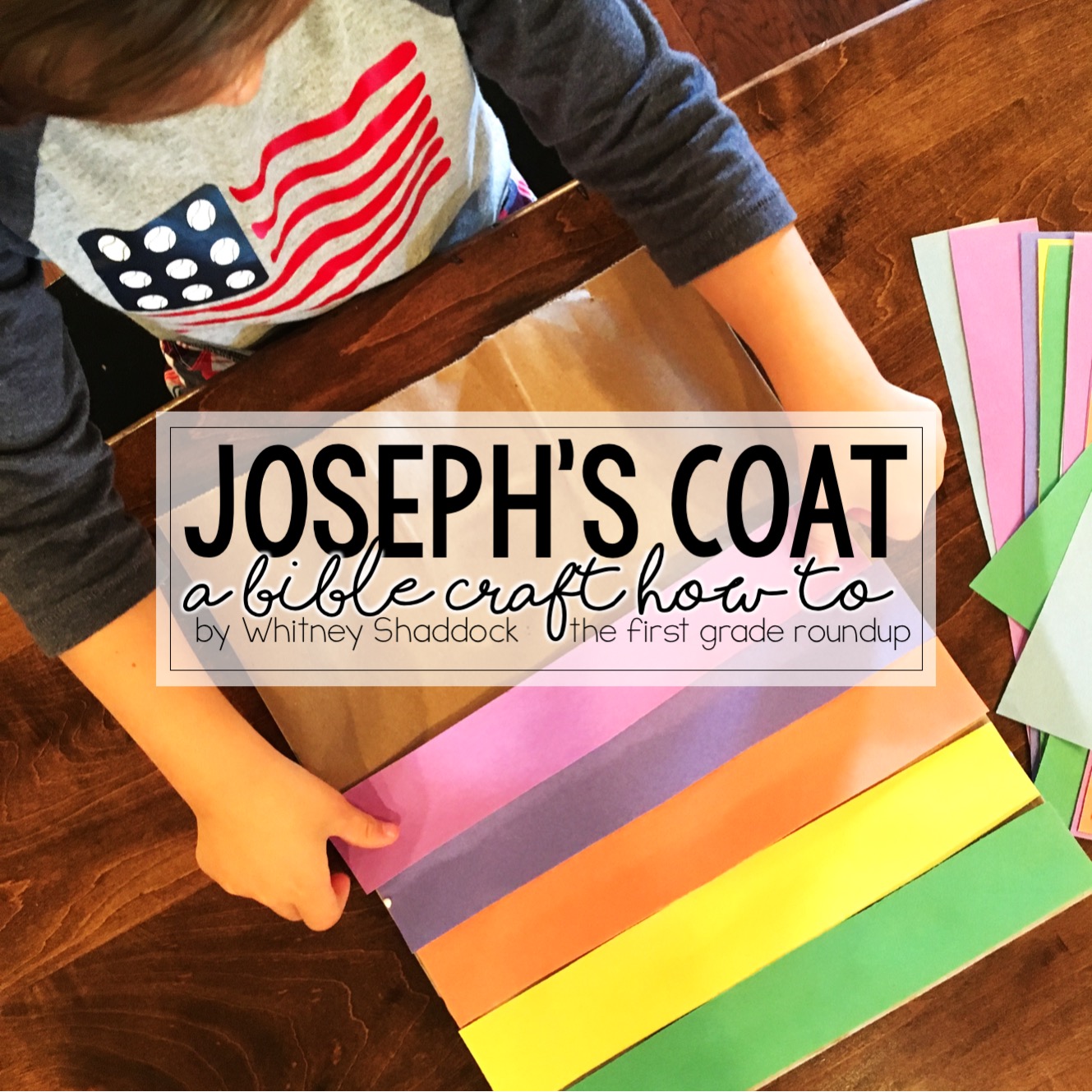 Joseph's Colorful Coat Craft - Firstgraderoundup