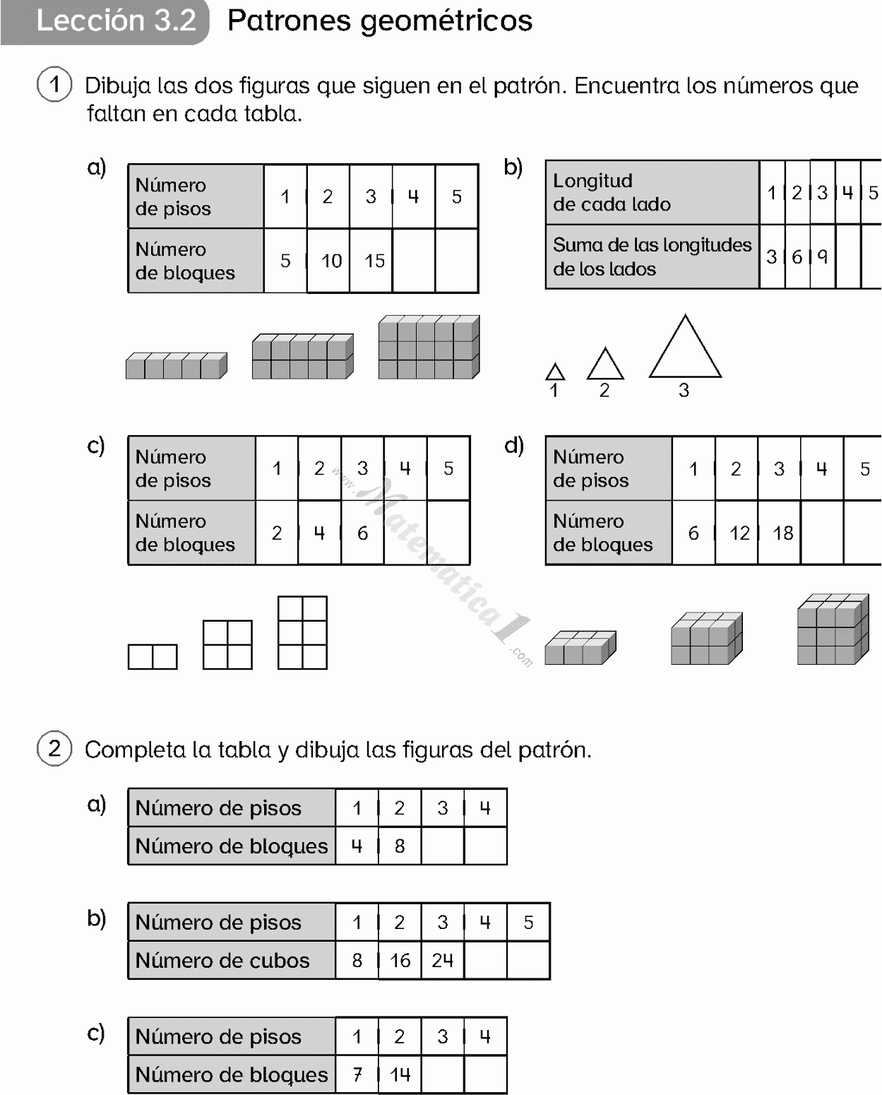PATRONES E INCOGNITAS EJEMPLOS RESUELTOS DE MATEMATICA 3–TERCERO BASICO PDF