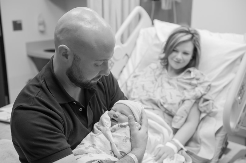 & Baby G Makes Three: Grayson Daniel Dunaway: A Birth Story