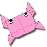 Cara Membuat Origami Kepiting | Cara Membuat Origami | Bunga | Binatang ...