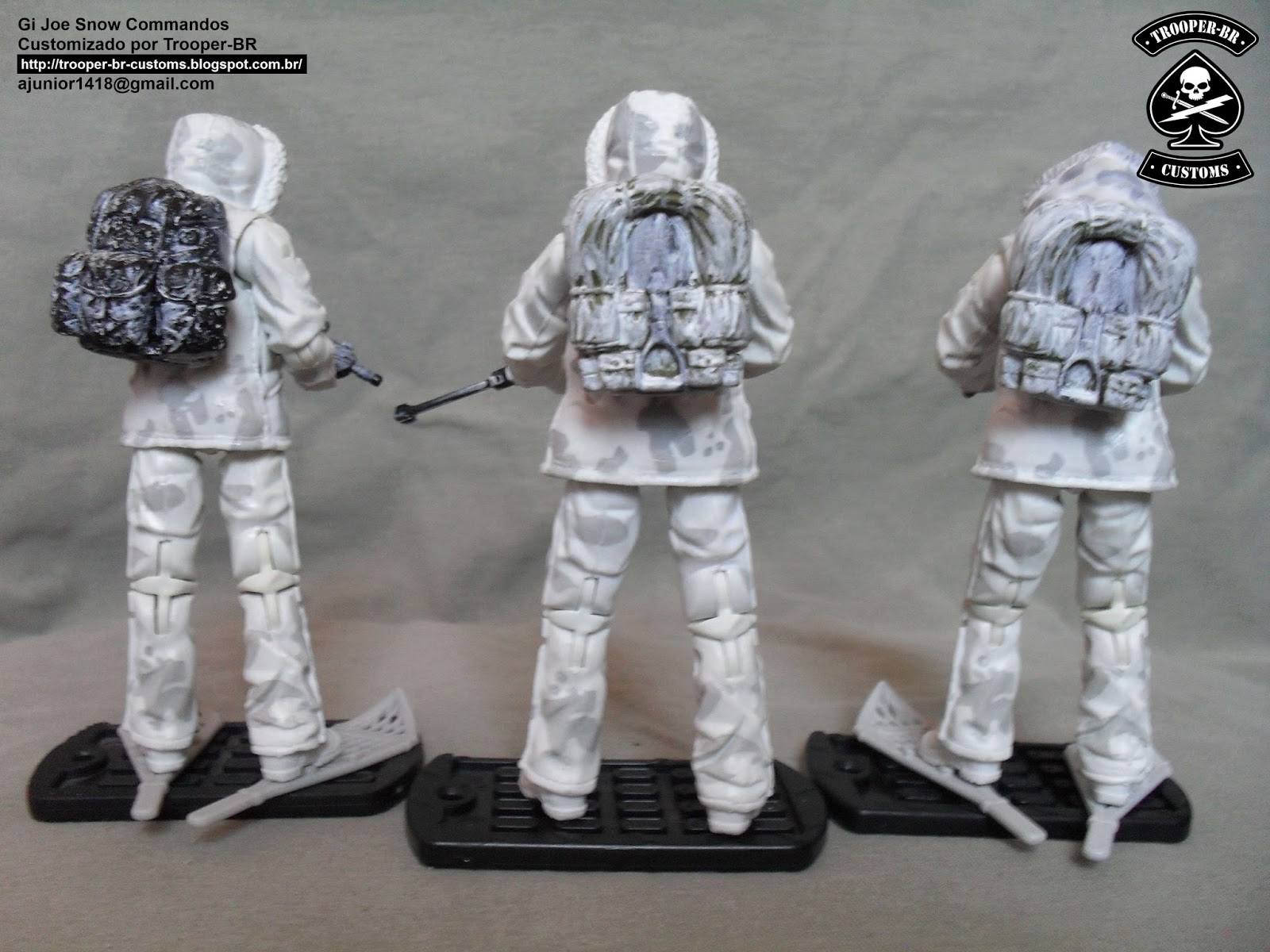 Gi joe Custom Action Figures: Gi Joe Snow Commandos (ROC)