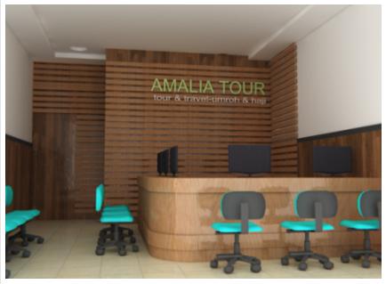 Jasa Interior desain ruang receptionist kantor office eksterior - Jasa ...