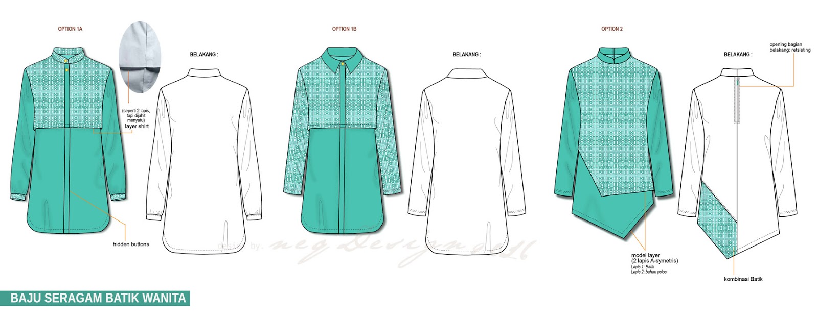 NeqDESIGN: Jasa Design Baju Seragam/Uniform