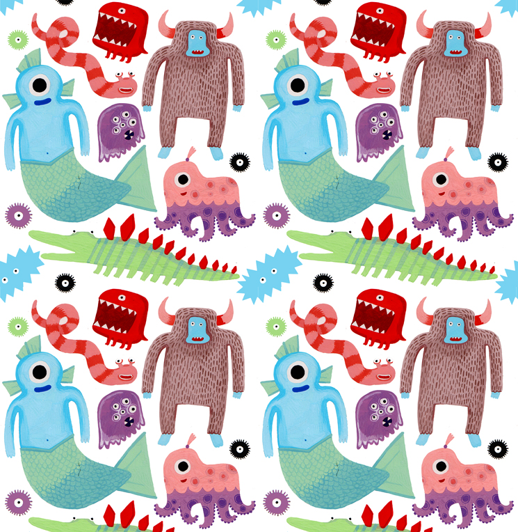 ilana exelby: Monster Pattern