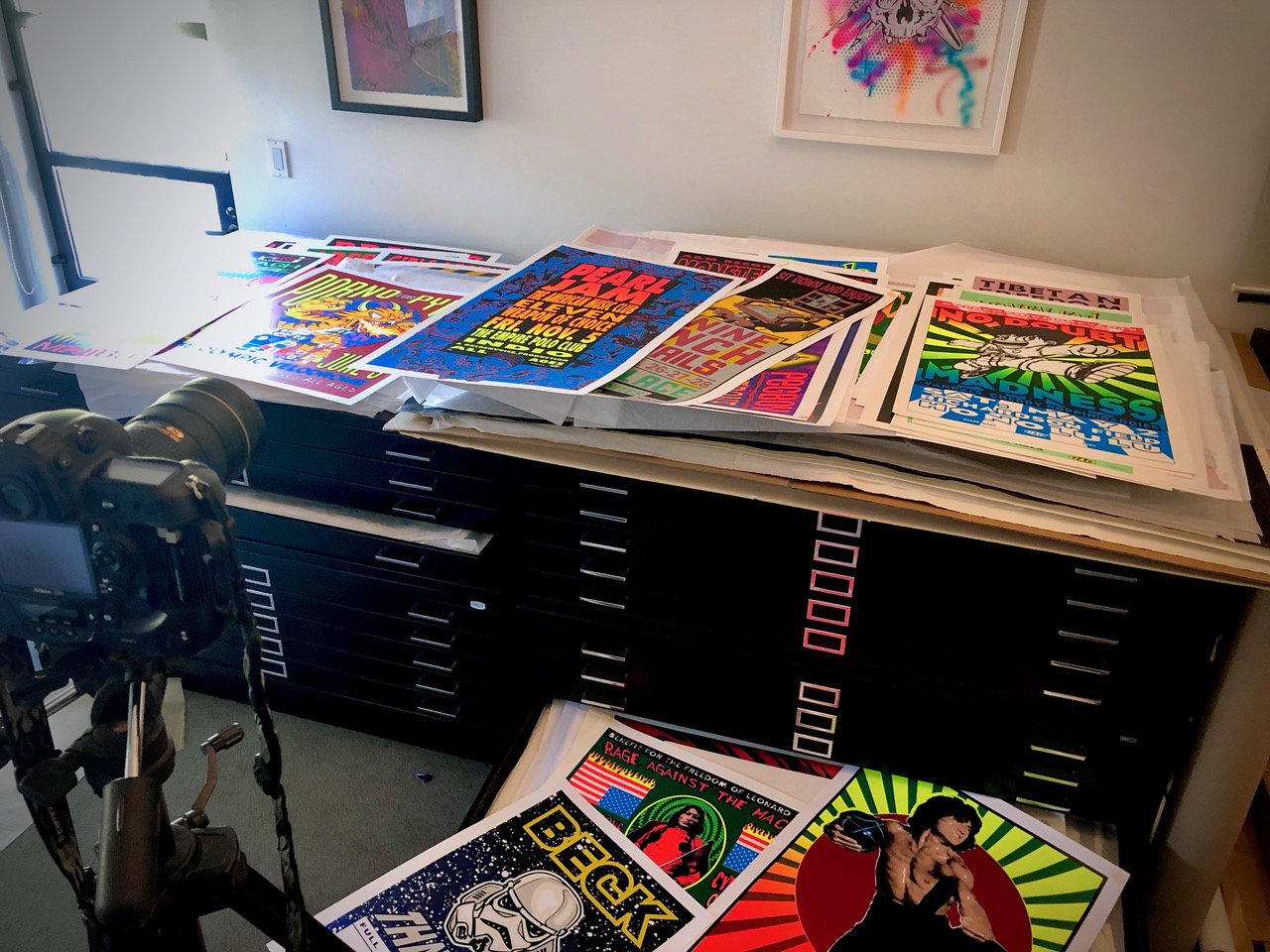 INSIDE THE ROCK POSTER FRAME BLOG: TAZ Out of the Archives Print Show