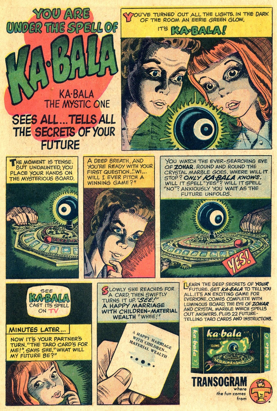 Four Color Cult: You Are Under The Spell of Ka-Bala, The Mystic One