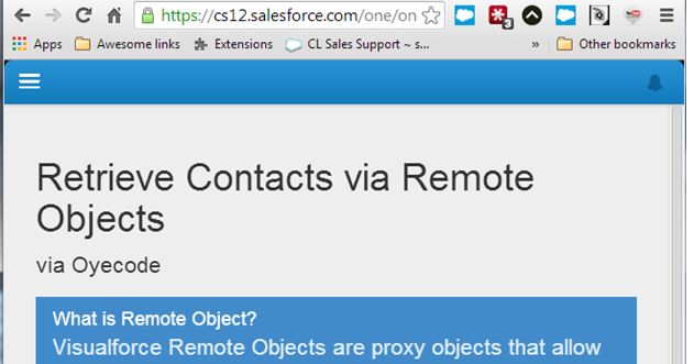 What is Visualforce Remote Objects.? ~ Salesforce Tutorials
