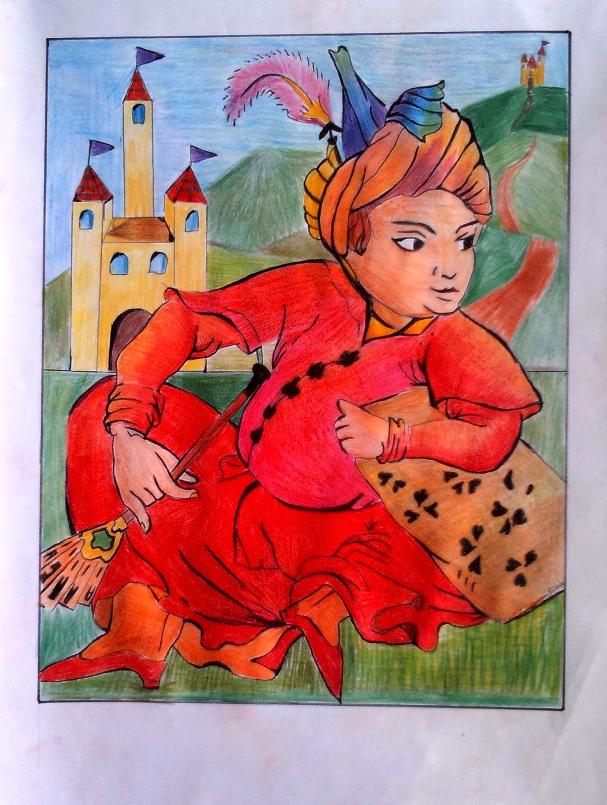 AULA DE DIBUJO: Técnica de los "dibujos invertidos"